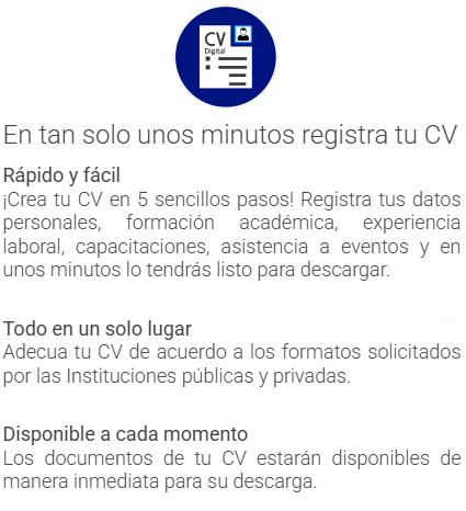 Mi CV - Portal Web Institucional
